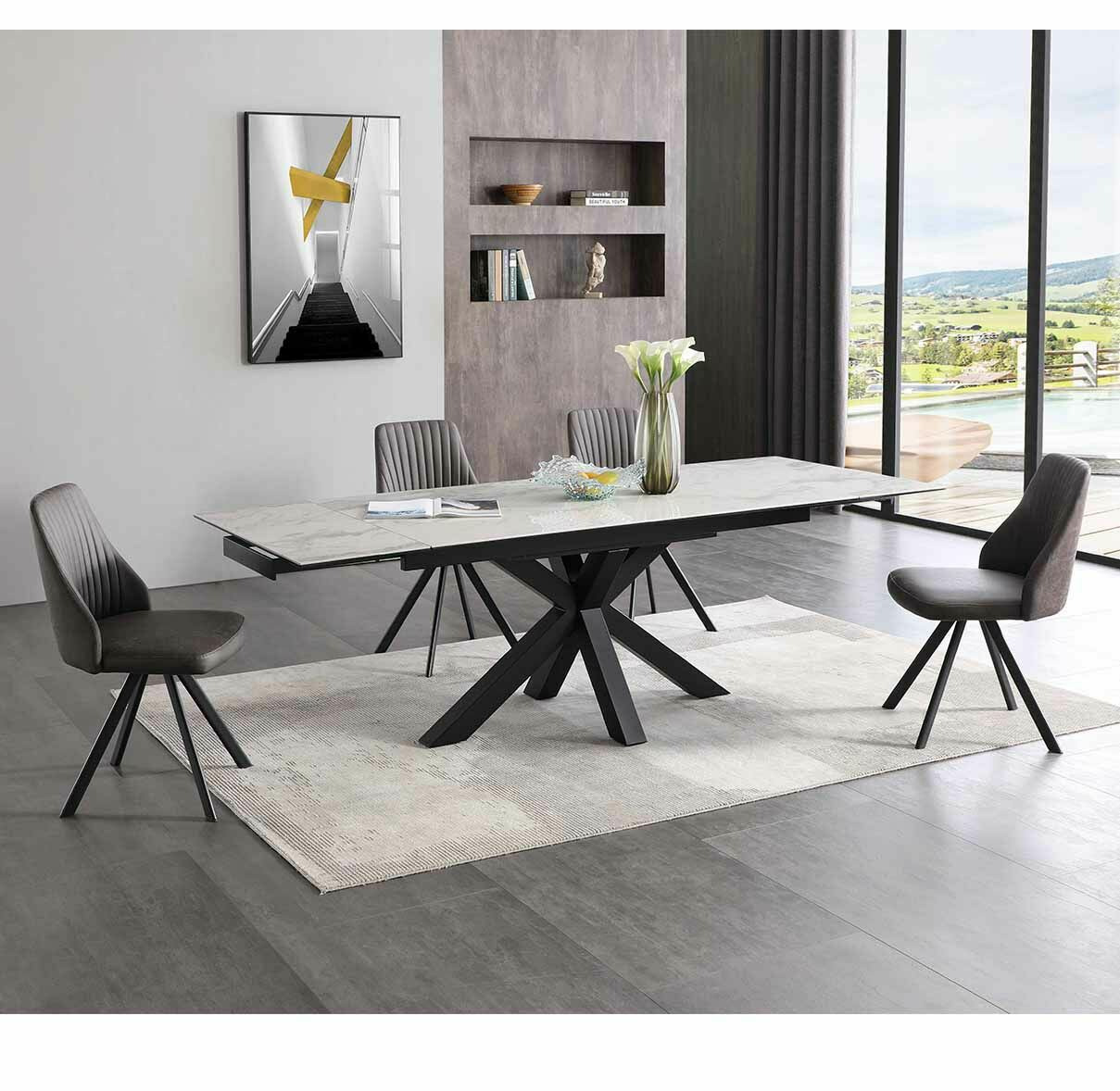 Kalufa - Extending Dining Table Ceramic - KEENS Belfast