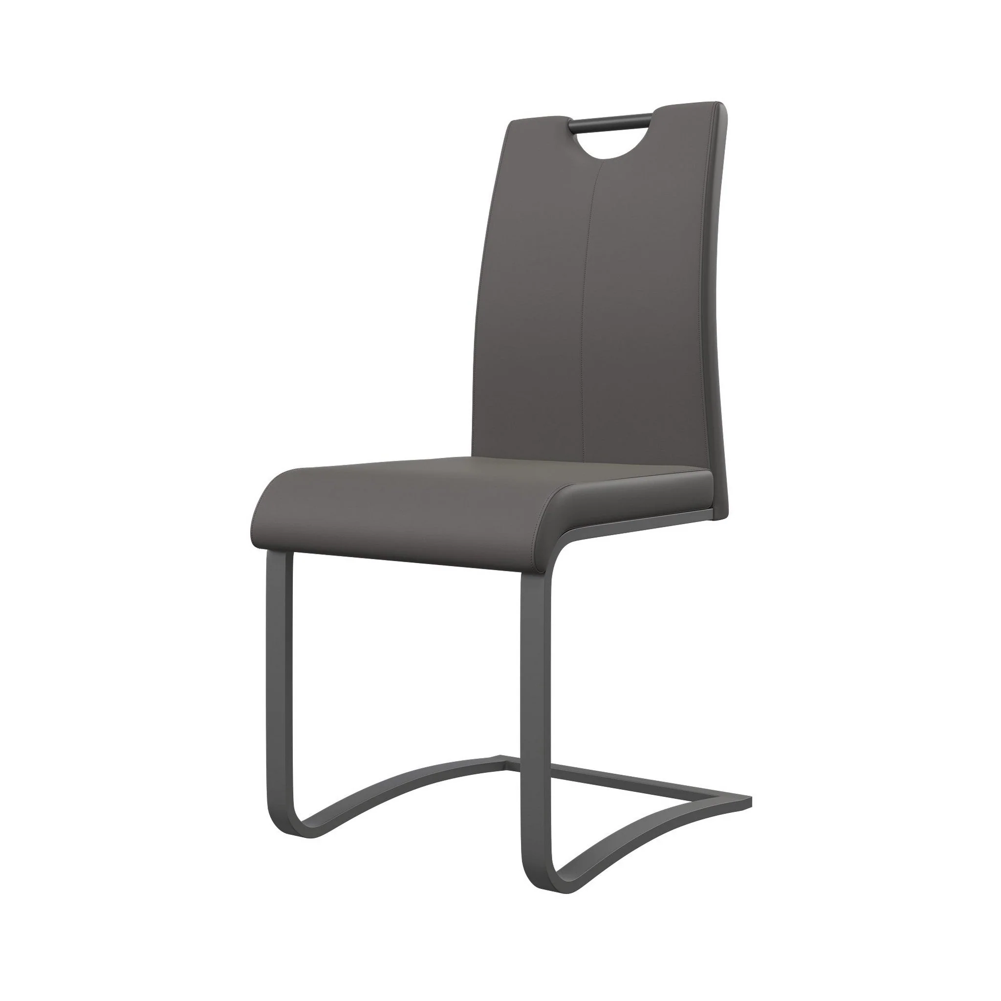 Gabi - Dining Chair Grey with Grey Frame - KEENS Belfast