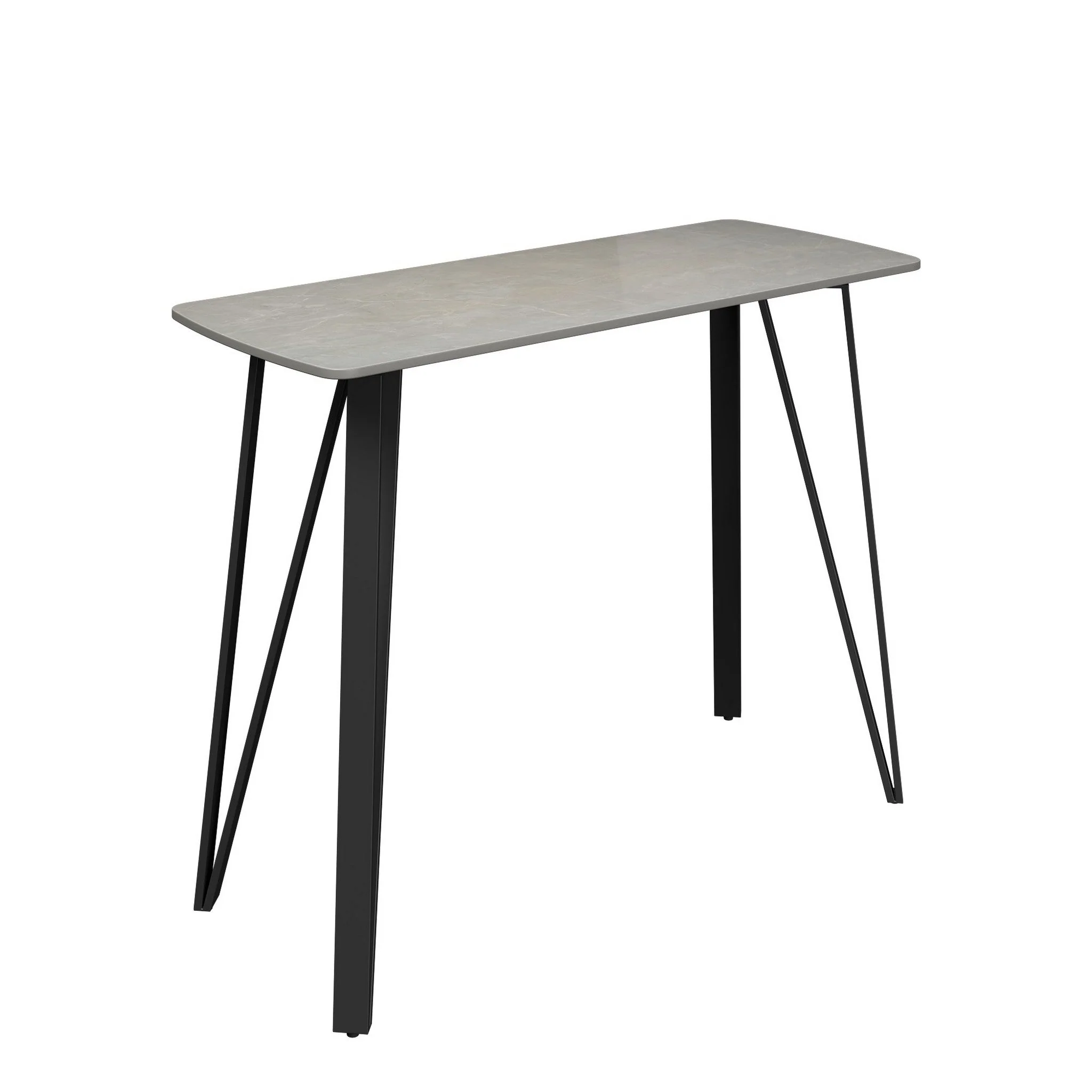 Riviera - Grey Ceramic Console Table - KEENS Belfast