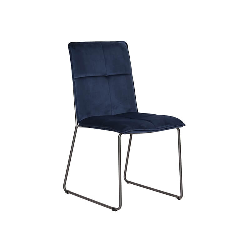 SET OF 2 - Soren - Dining Chair Blue - KEENS Belfast