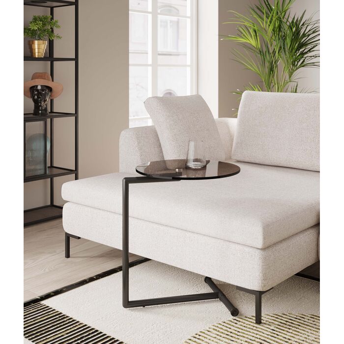 Move Table - Smoke Glass & Black - KEENS Belfast