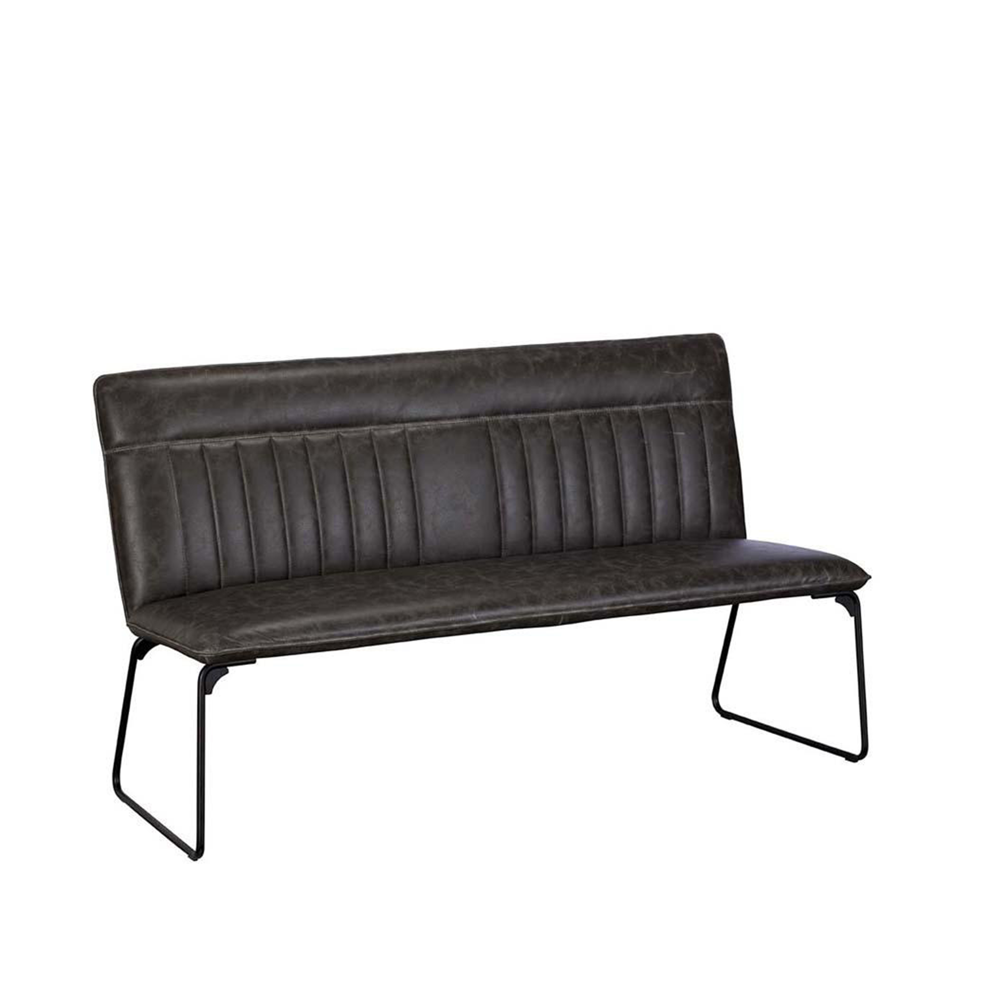 Cooper - High Back Bench - Grey - KEENS Belfast