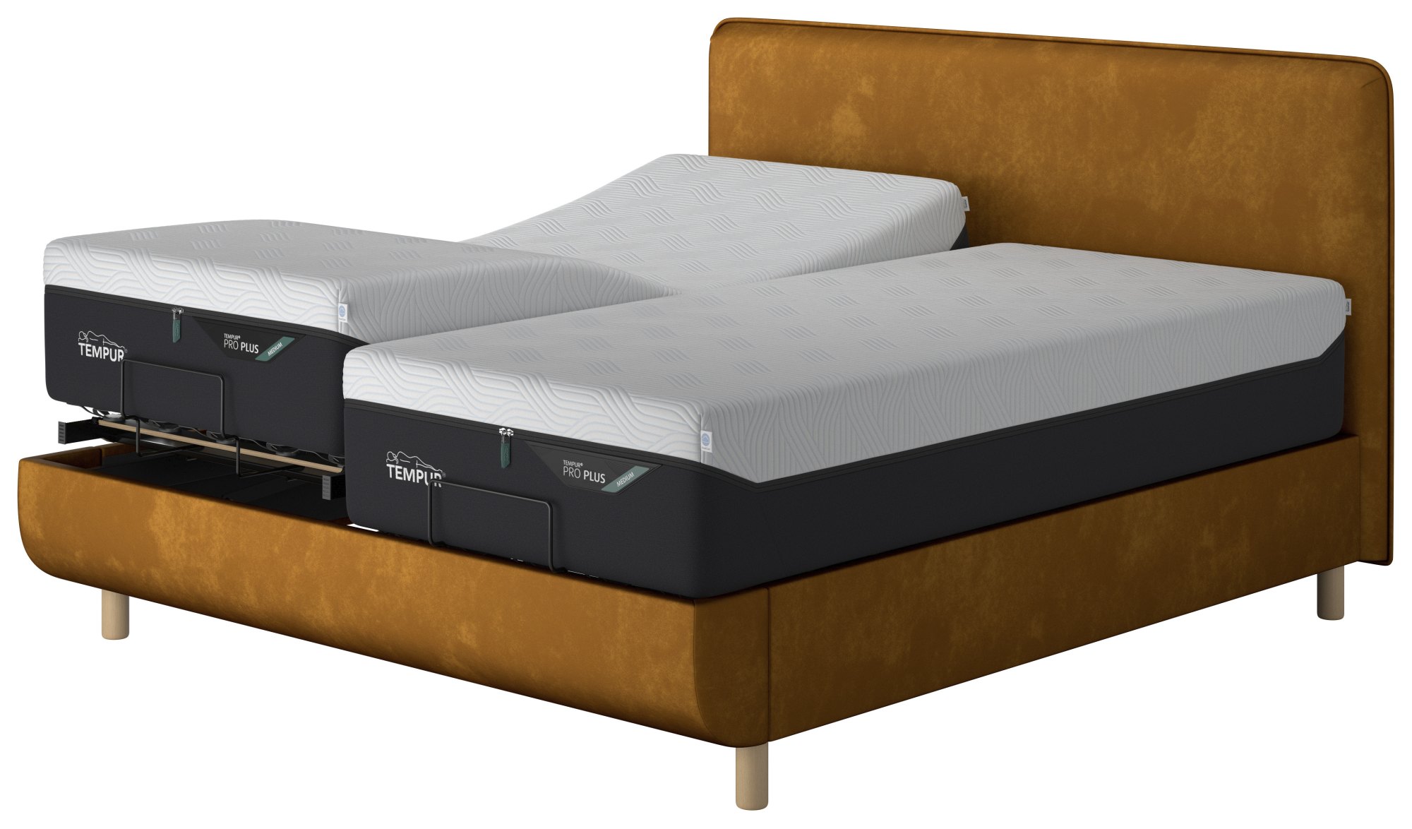 TEMPUR® Arc - Adjustable Disc with Form Headboard - KEENS Belfast