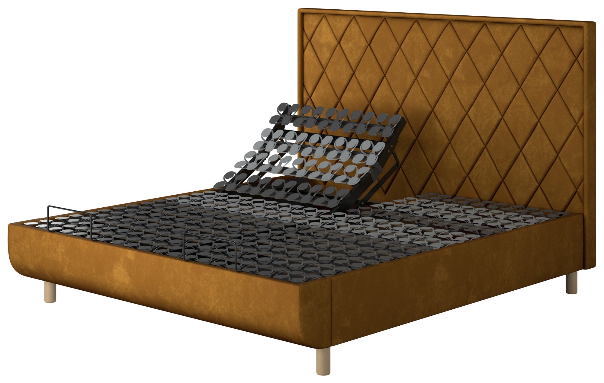 TEMPUR® Arc - Adjustable Disc with Quilted Headboard - KEENS Belfast