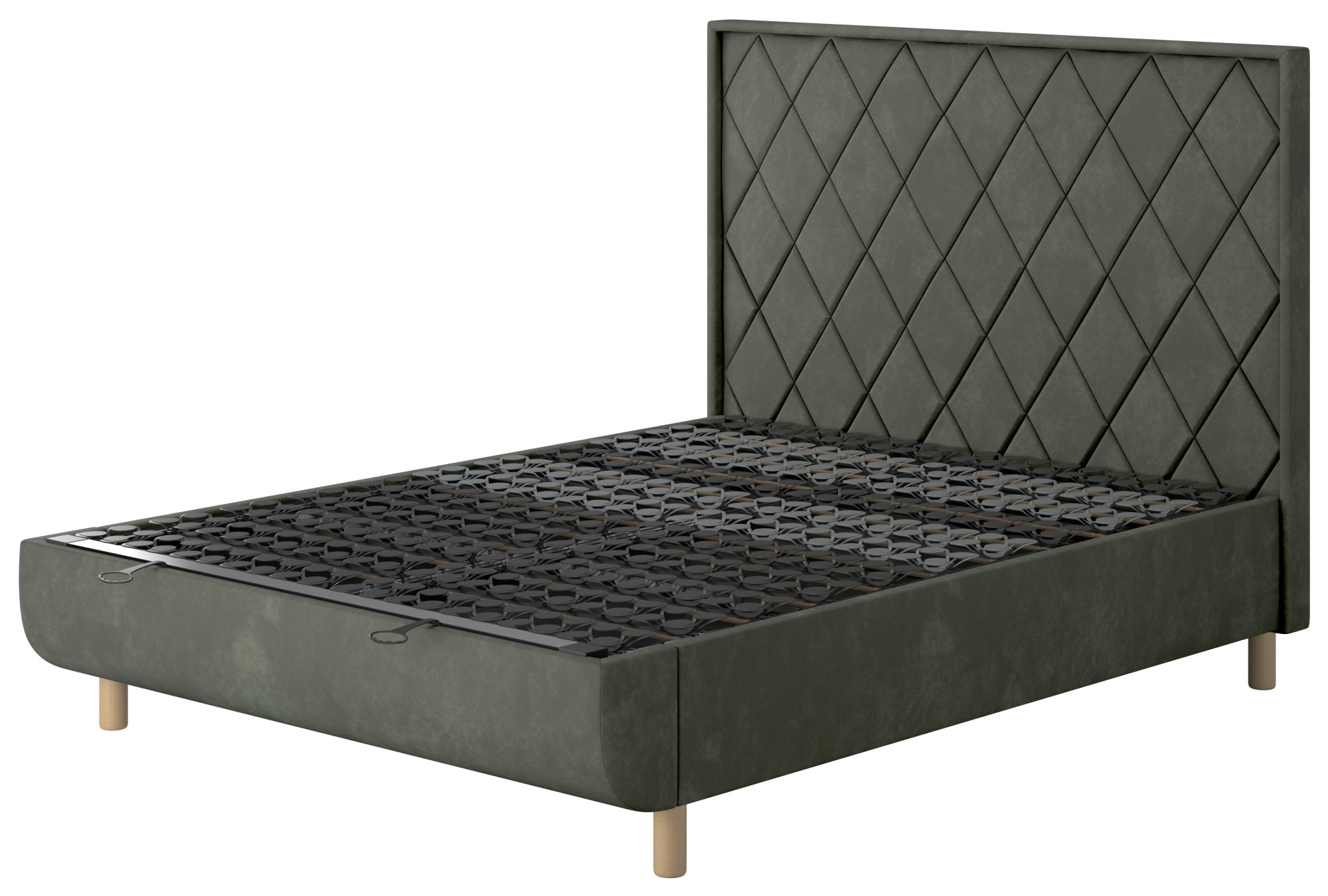 TEMPUR® Arc - Storage Disc with Quilted Headboard - KEENS Belfast