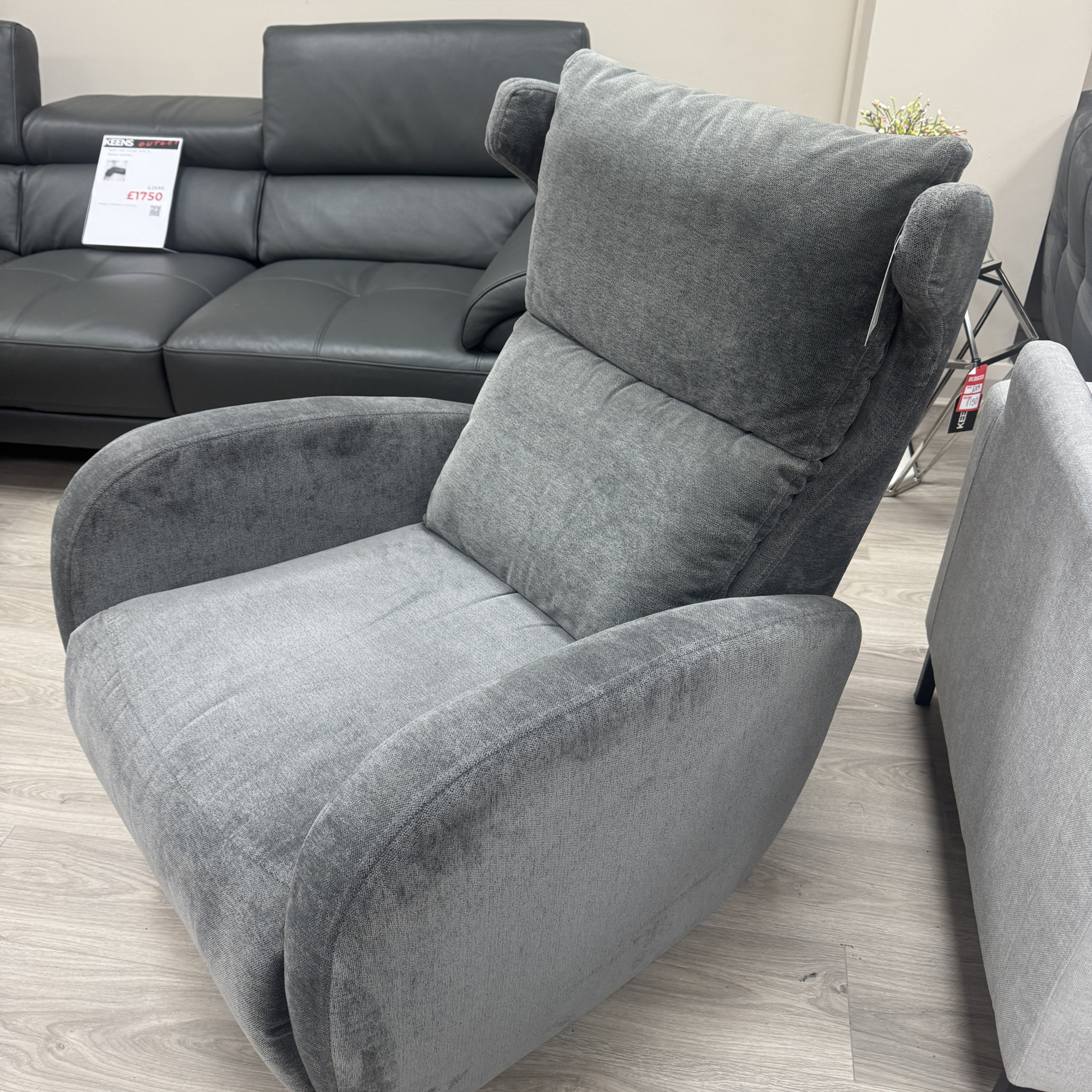Fama - Kim Fabric Manual Recliner - KEENS Belfast